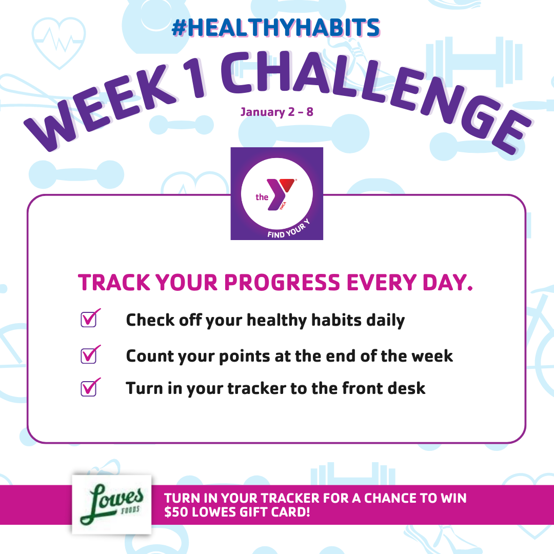 #HealthyHabits Challenge Week 1: Track Your Progress Every Day. – YMCA ...